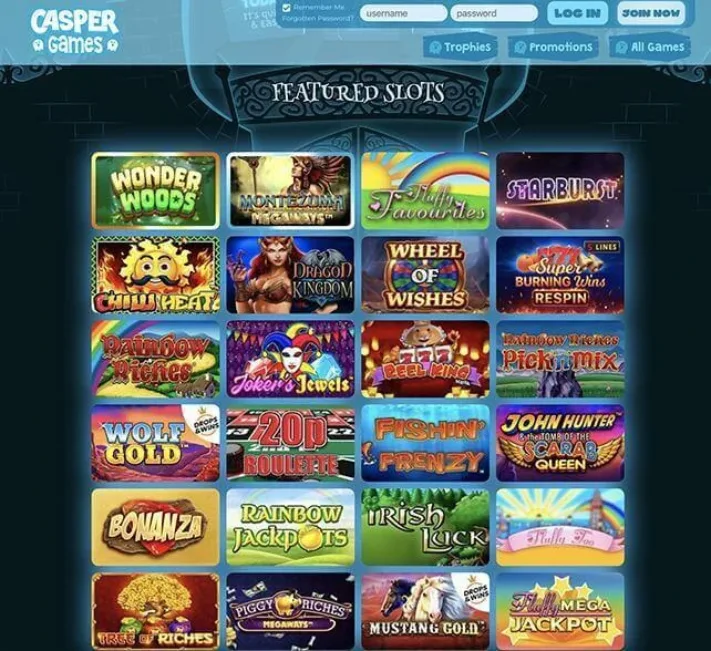 Casper Games | GET Up to 500 Spins! | NewCasinos.com