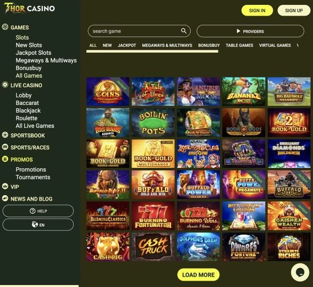 Thor Casino Review | Slots & Live Tables | Bonus up to €2,000 + 200 FS