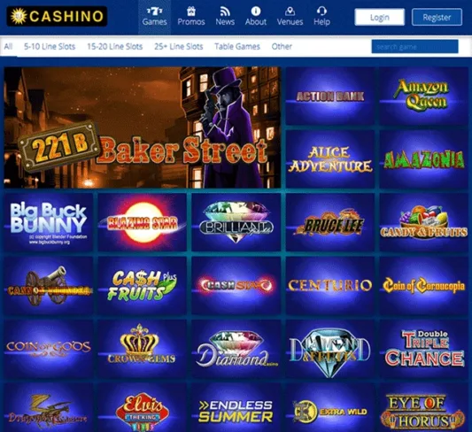Cashino Casino: 100% up to £50 + 50 bonus spins | NewCasinos.com