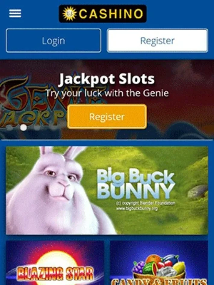 Cashino Casino: 100% up to £50 + 50 bonus spins | NewCasinos.com