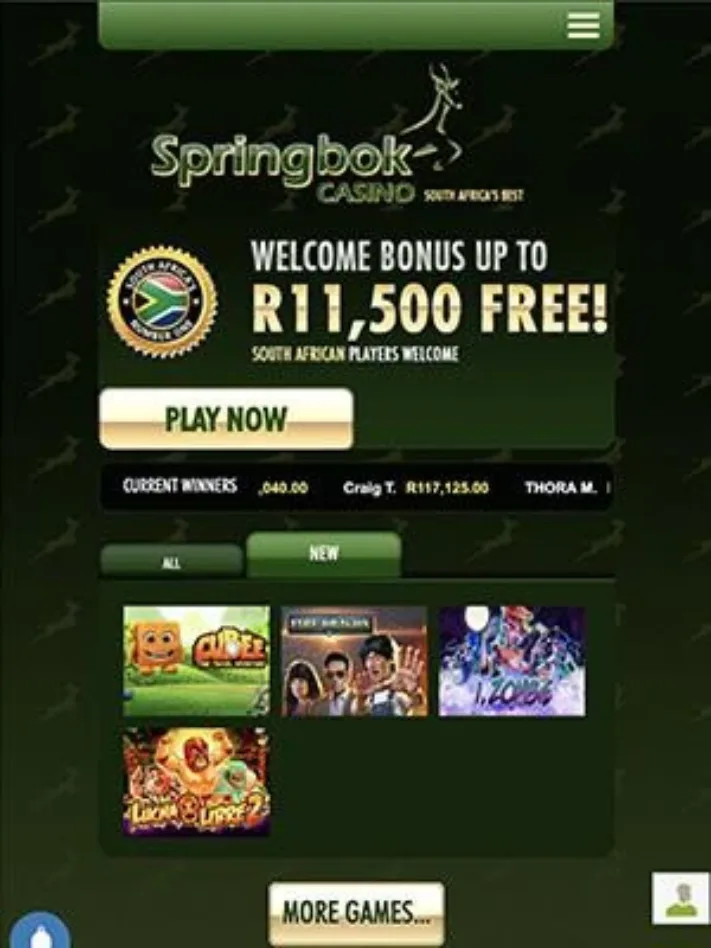 Springbok Casino Review | New Casinos