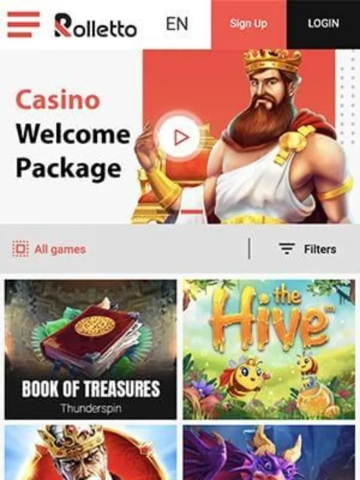 Rolletto Review | 4,300+ games + Sportsbook | Claim up to €10,000 bonus