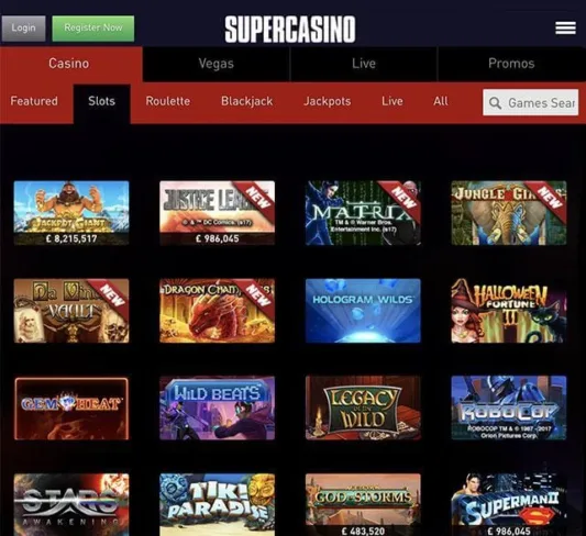 Super Casino | GET 100% up to €/£200 | NewCasinos.com
