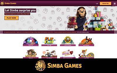 Simba Games: GET UT TO £50 ON 1st DEPOSIT | NewCasinos.com