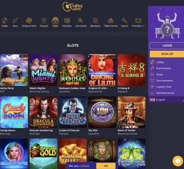 Rolling Slots Casino Review | 3,000+ Games - Bonus up to €500 + 100 FS