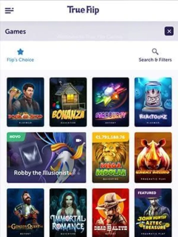 True Flip Casino | Get 150% up to €150 + 50 Spins | NewCasinos.com